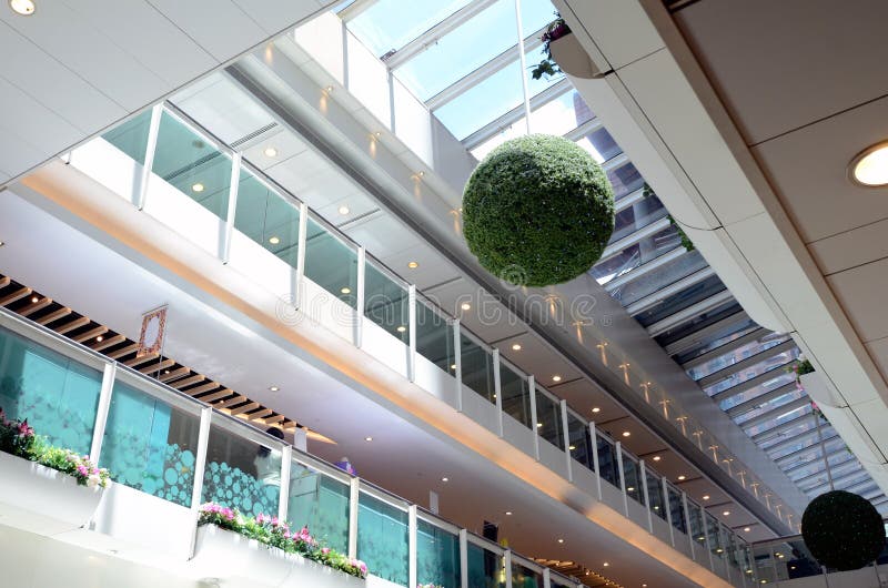 Glass ceiling in building stock image. Image of inside - 19782635