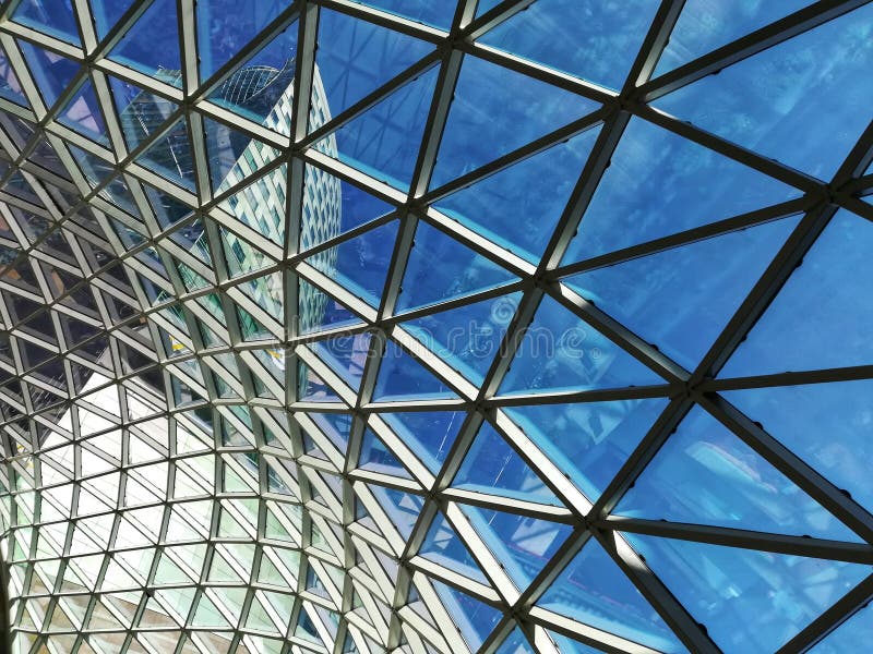 The glass ceiling stock image. Image of modern, fullframe - 114343903