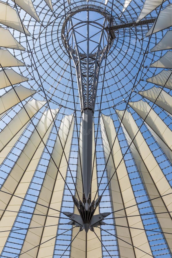Glass Ceiling of Modern Building Stock Image - Image of light, europe ...