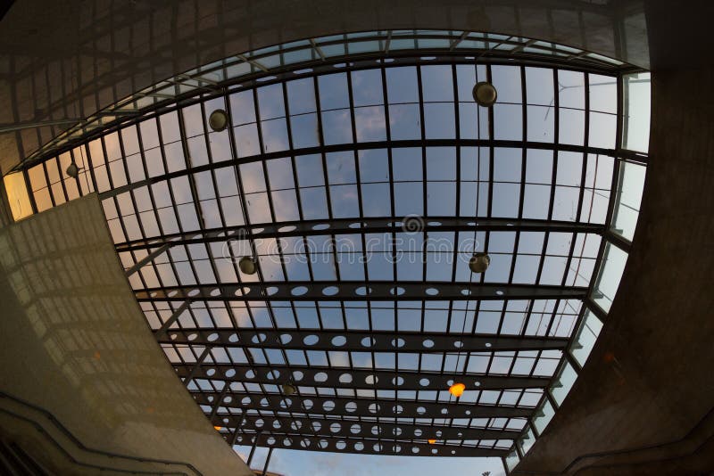 Glass ceiling with window stock photo. Image of concept - 158547520