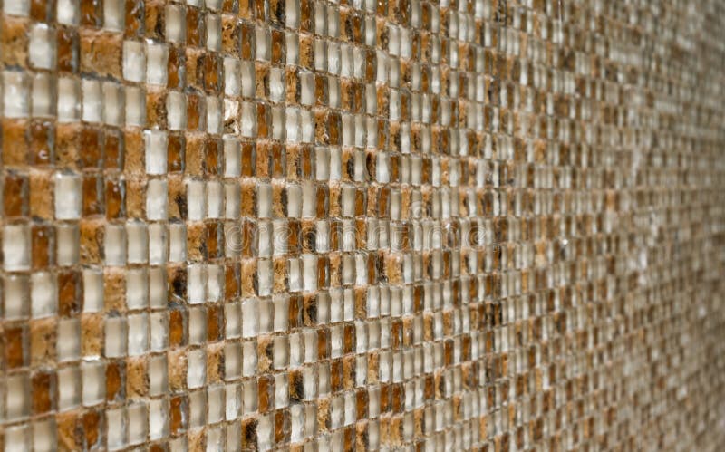 Glass and Ceramic Tile Pattern with Warm Light Stock Photo - Image of ...