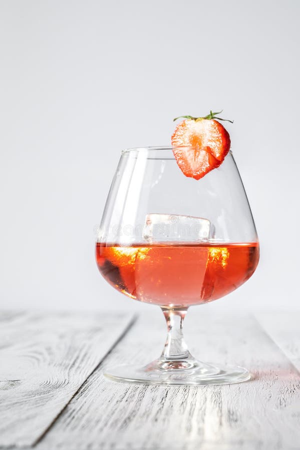 Glass of Chamberyzette stock image. Image of flavored - 231743739