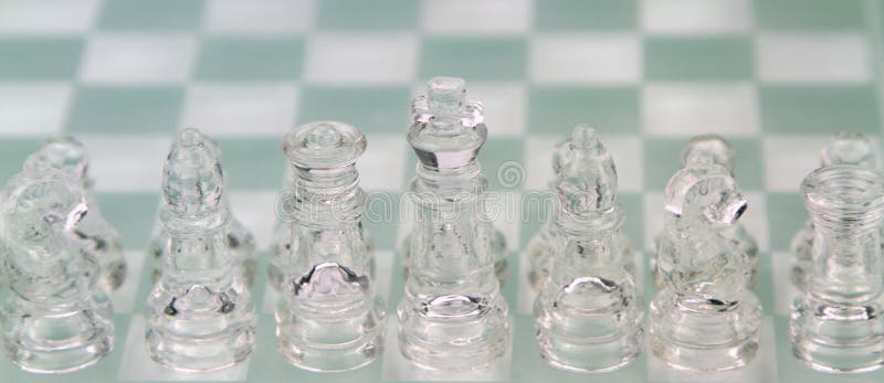 Glass chess stock photo. Image of competition, business - 37760794