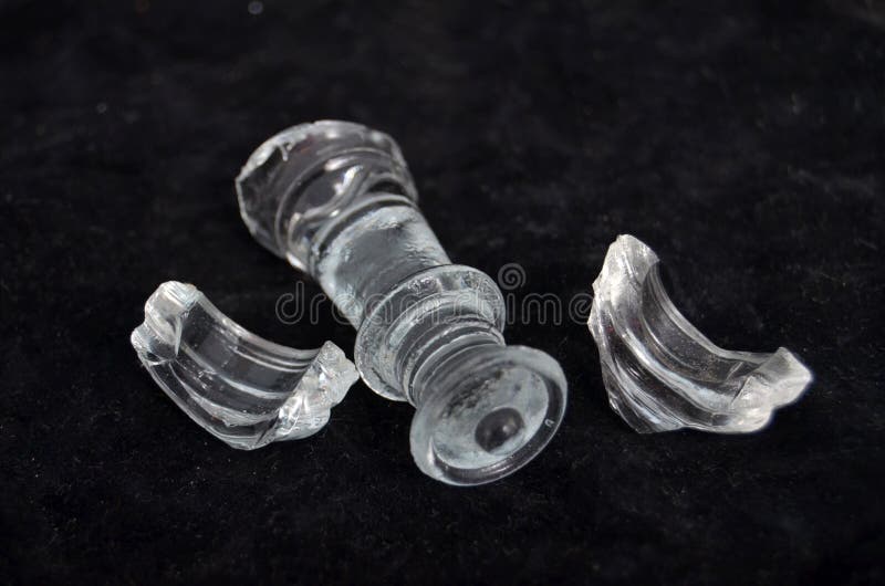 Glass chess pieces,broken stock photo. Image of matte - 45835110