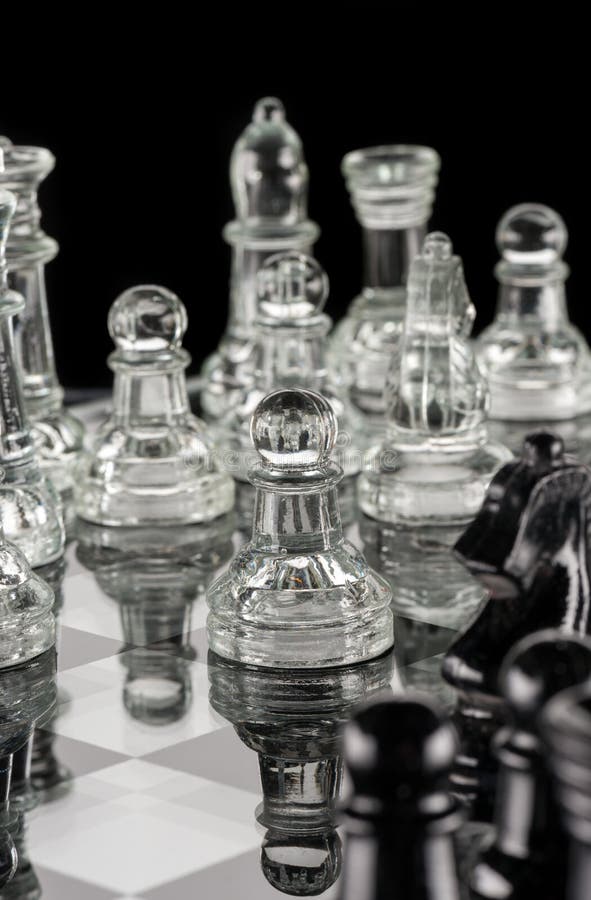 Glass Chess stock photo. Image of pieces, king, army - 36303026