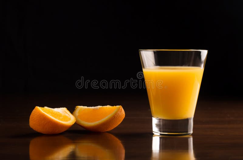 A Glass of Chilled Orange Juice Stock Photo - Image of vegetarian ...