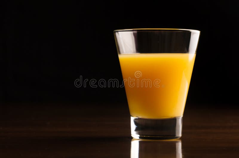 A Glass of Chilled Orange Juice Stock Image - Image of breakfast, copy ...