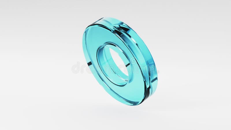 Glass Circle Abstract Animation Background. Abstract Round Shape or ...