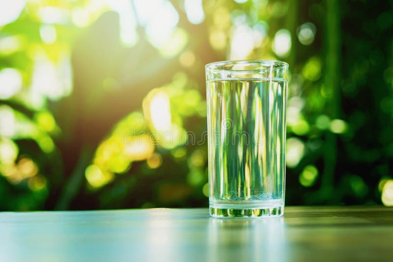 A Glass of Clean, Natural Drinking Water Stock Photo - Image of clean ...