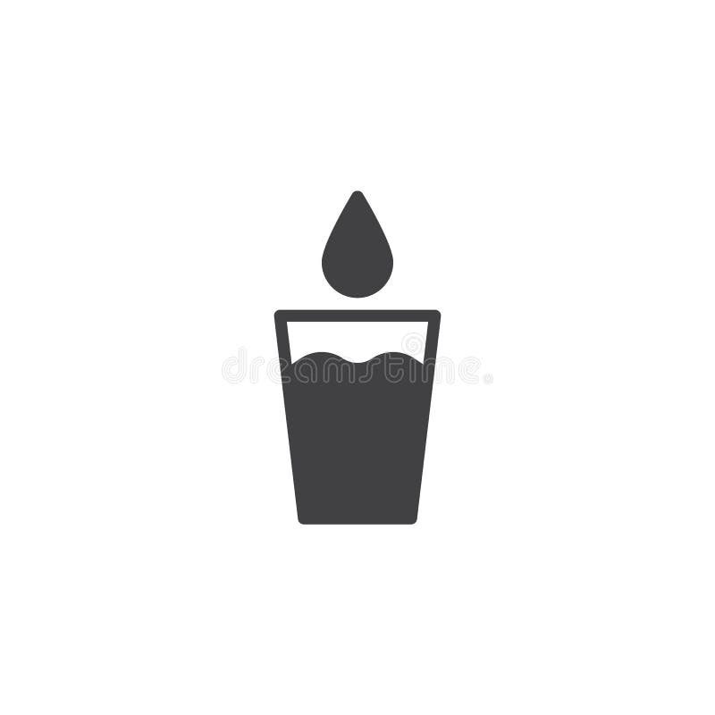 Icon Falling Water Drop Glass Stock Illustrations – 835 Icon Falling ...