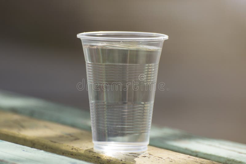 A Glass of Clean Water is on the Table Stock Photo - Image of healthy ...