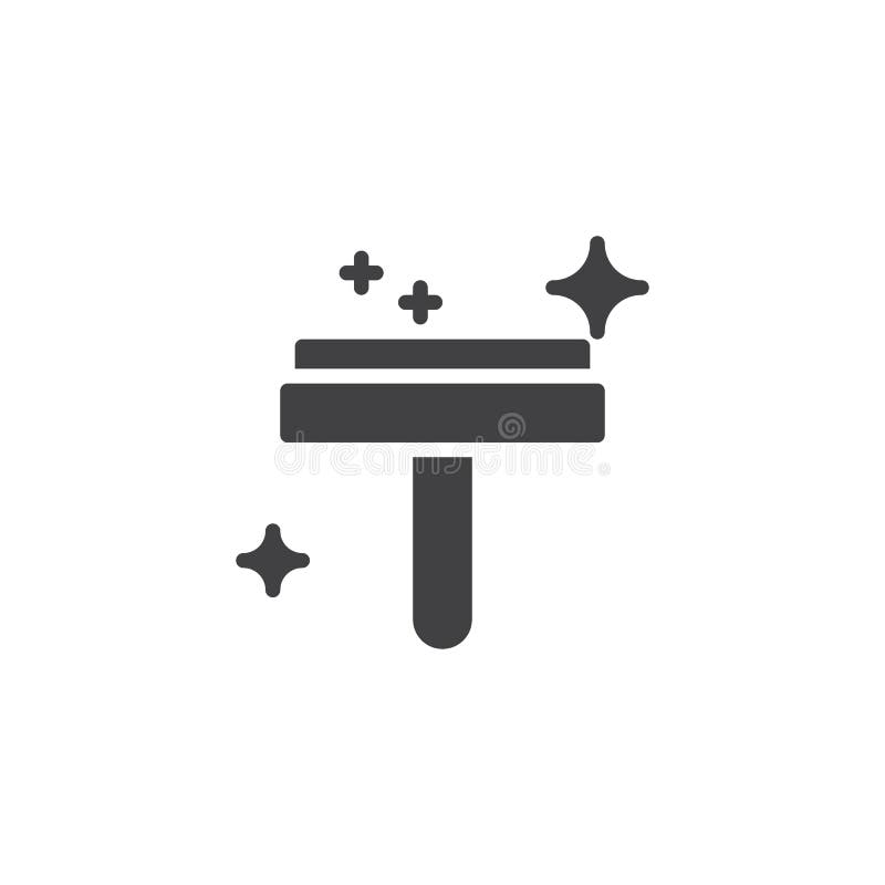 Glass cleaner vector icon stock vector. Illustration of design - 111758080