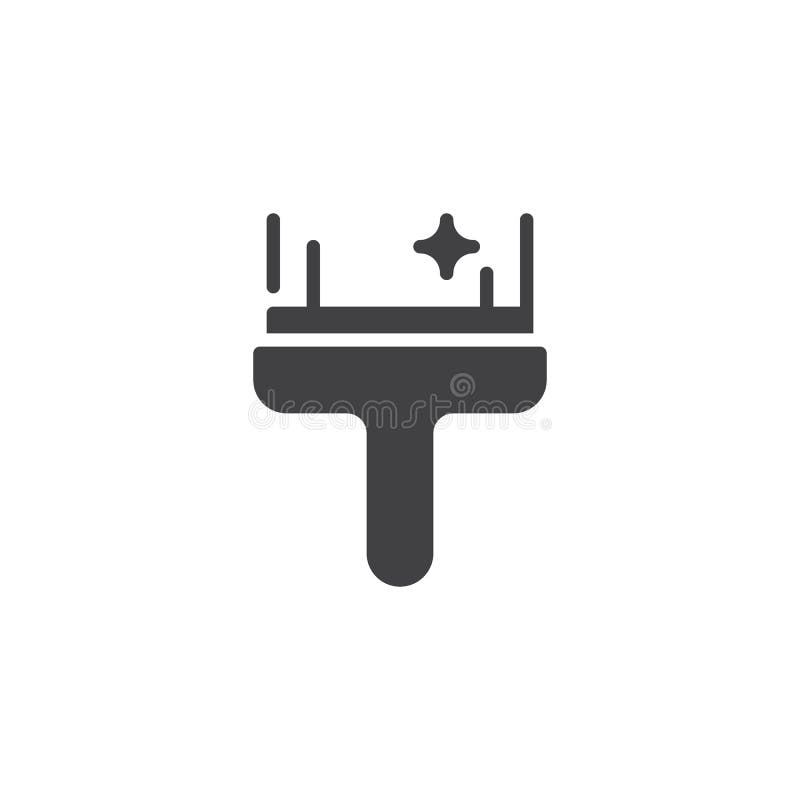 Glass cleaner vector icon stock vector. Illustration of design - 111757960