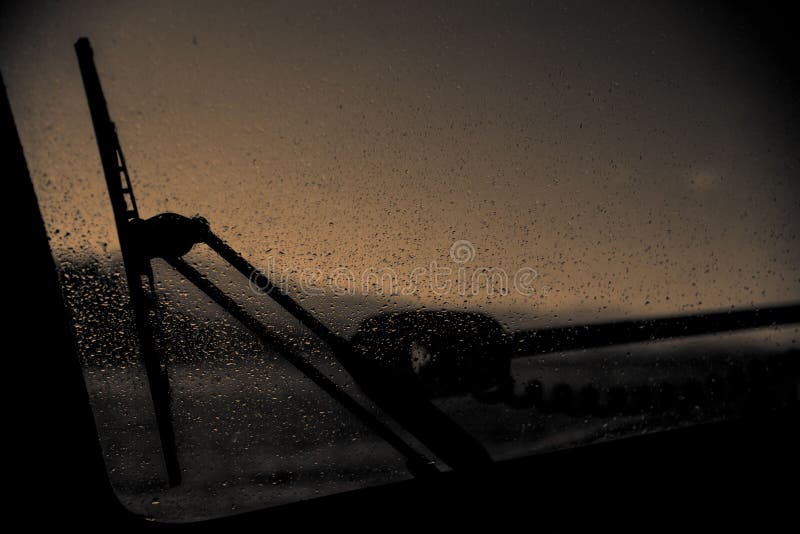 Sunset after a Rain Storm on the Plains Portrait Stock Photo - Image of ...