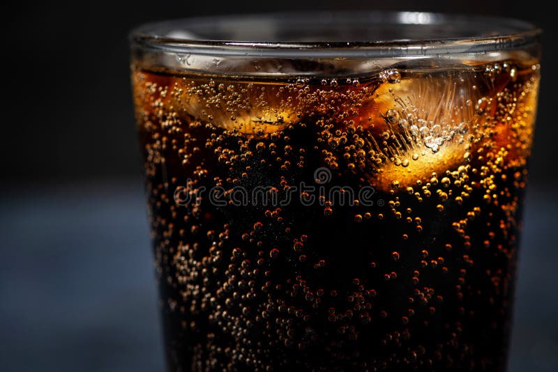 Glass of Coca Cola with Ice Stock Photo - Image of whiskey, pepsi: 95839664