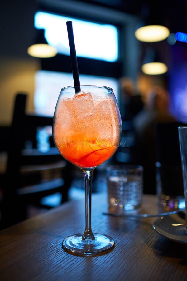 Glass of cocktail stock photo. Image of orange, fresh - 94463340