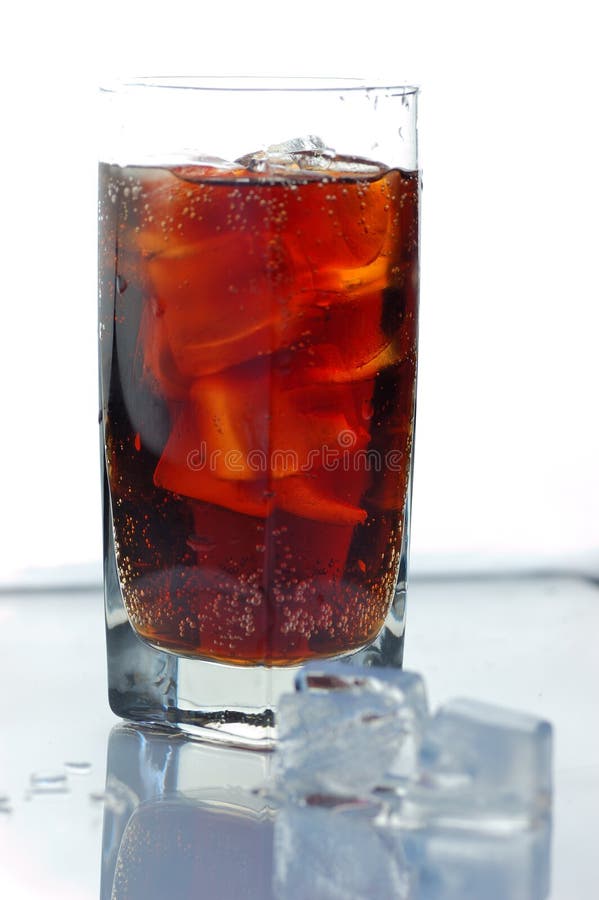 Glass of cola stock image. Image of cold, quench, refreshment - 14051459