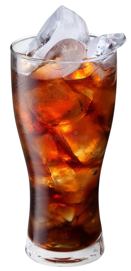 Glass of cola stock photo. Image of lemonade, caffeine - 44120486