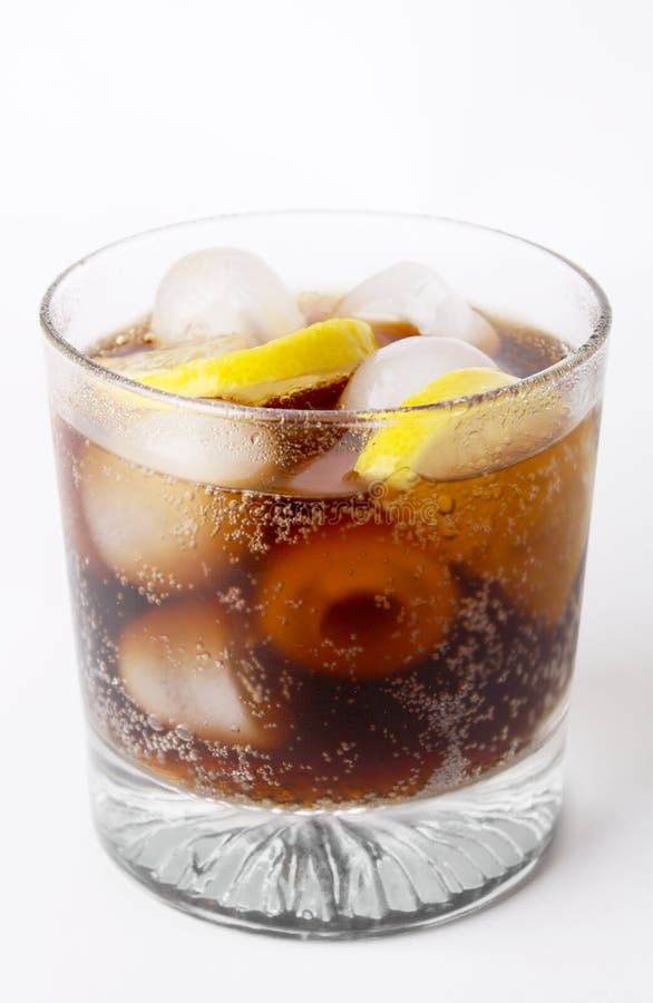 Glass of cola drink stock photo. Image of liquid, food - 10477320