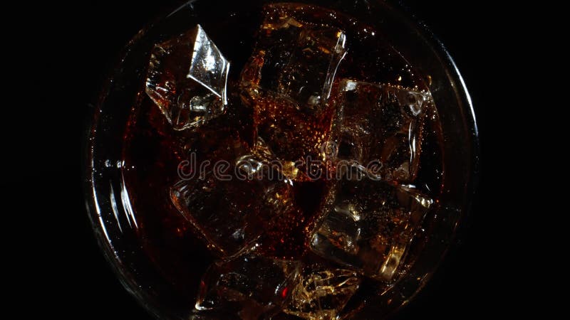 Glass of cola. stock footage. Video of caffeine, chilled - 247706994