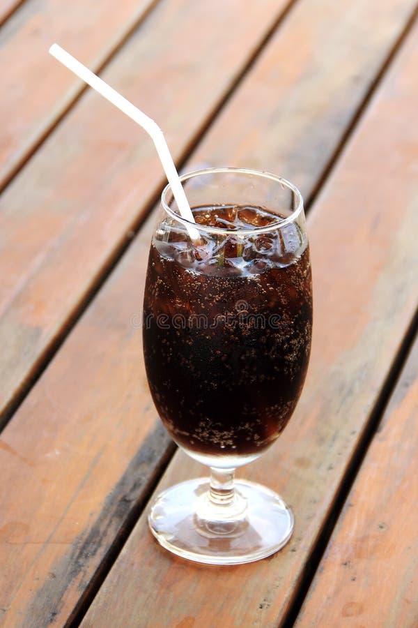 Glass of Coca Cola with Ice Stock Photo - Image of whiskey, pepsi: 95839664