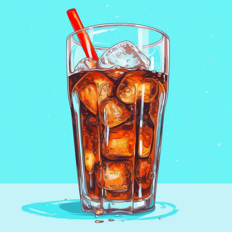 Coca Cola Glass Stock Illustrations – 463 Coca Cola Glass Stock ...