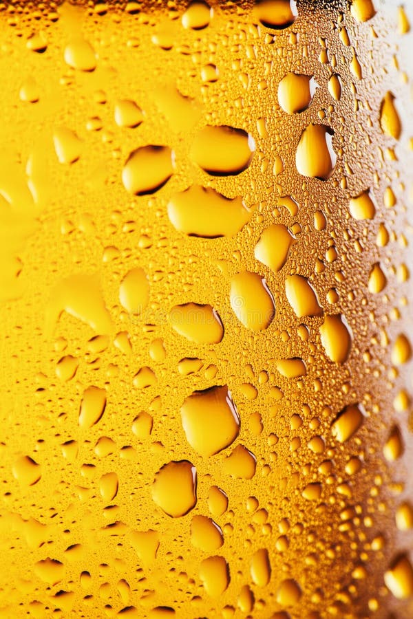 Glass of Cold Beer with Water Droplets Stock Photo - Image of cool ...