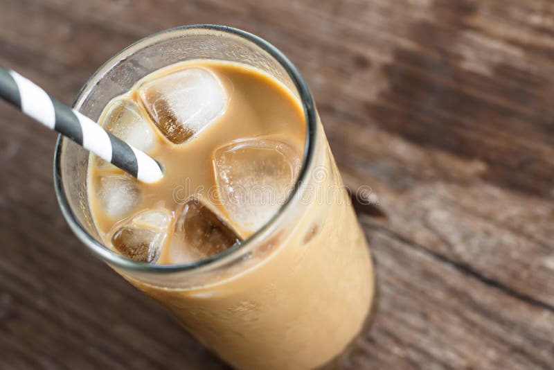 Glass of Cold Coffee stock image. Image of food, glass - 42459705