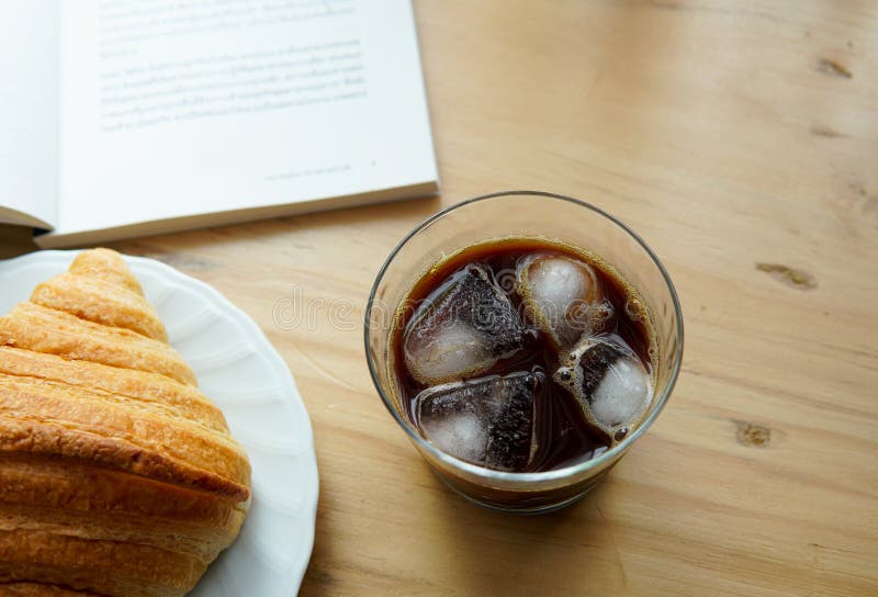 Glass of cold iced coffee stock photo. Image of glass - 259090146