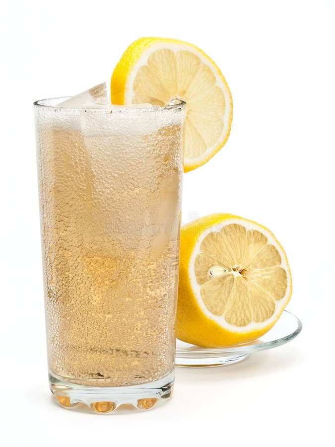 Glass of cold lemonade stock image. Image of foam, cool - 43811519