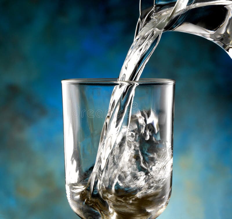 Glass of cold water stock photo. Image of bottle, healthy - 38819532