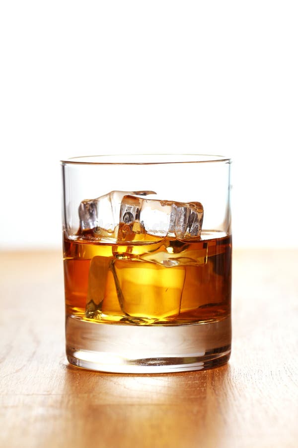 Glass of Scotch Whiskey and Ice Stock Image - Image of scotch, alcohol ...