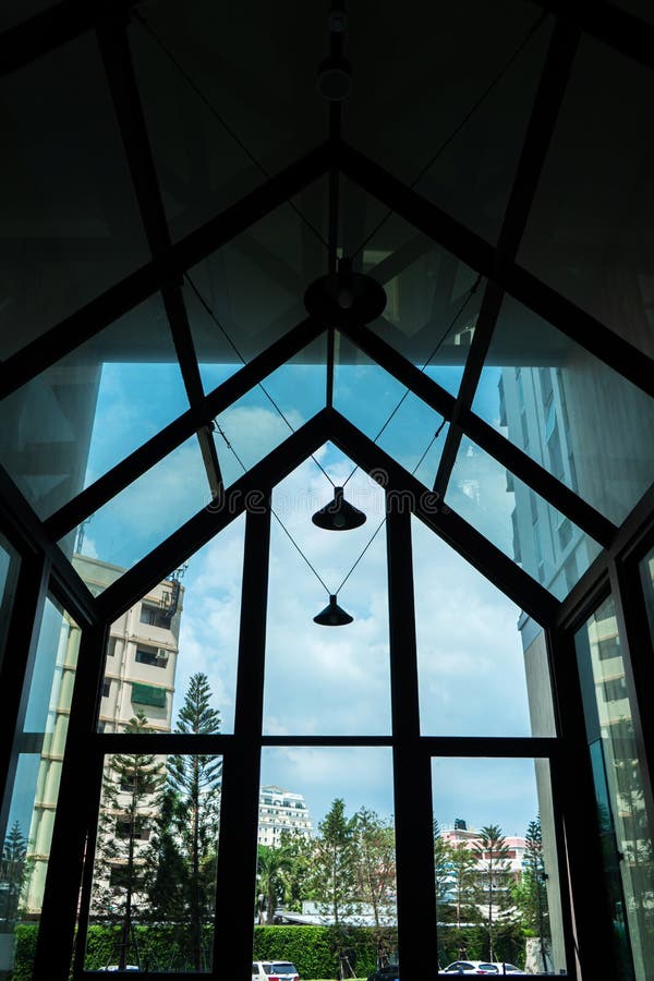 Glass construction stock image. Image of architecture - 35360861