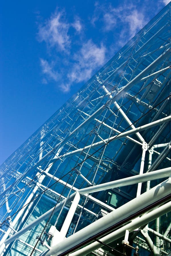 Glass construction stock image. Image of architecture - 35360861