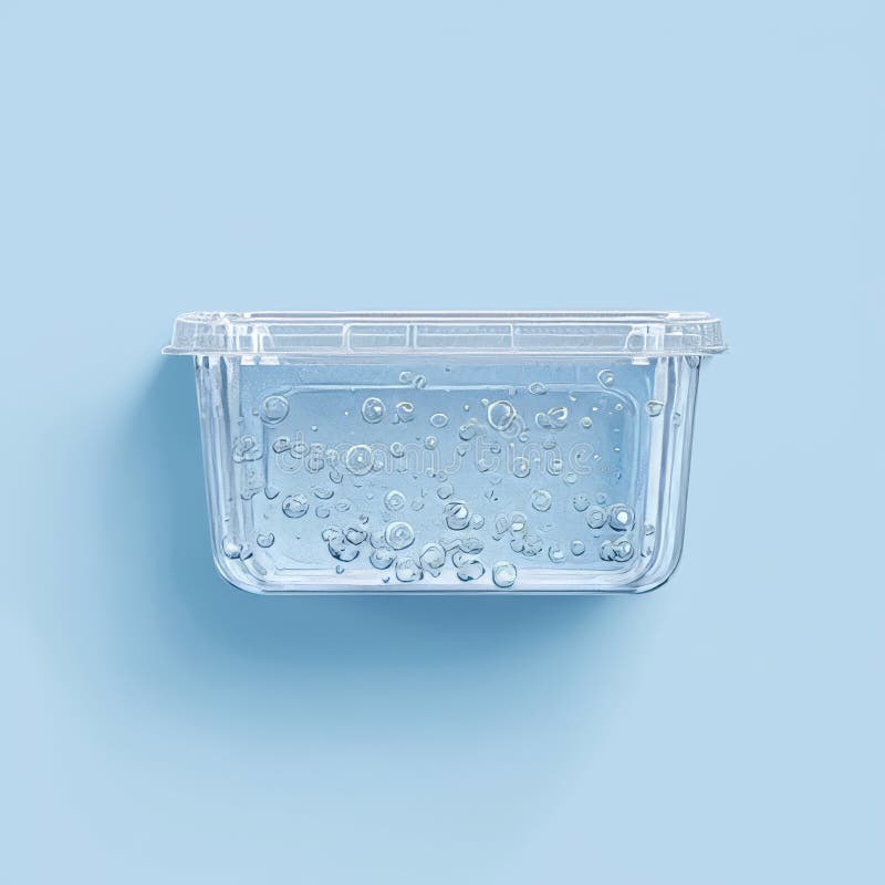 A Glass Container, Clear and Filled with Bubbles of Both Air and Water ...