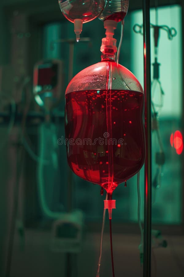Glass Container Filled Red Liquid Standing Surface Stock Photos - Free ...