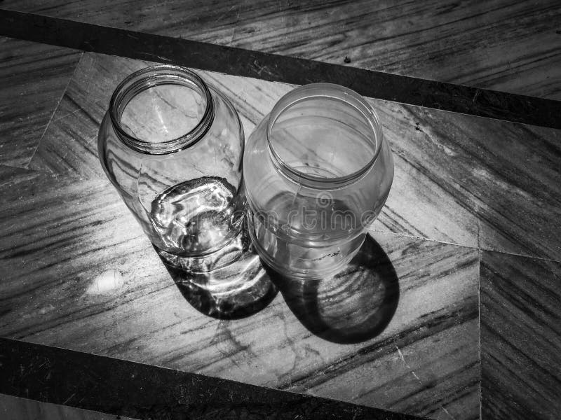 Glass Container Transparent Household Thing Stock Image - Image of ...