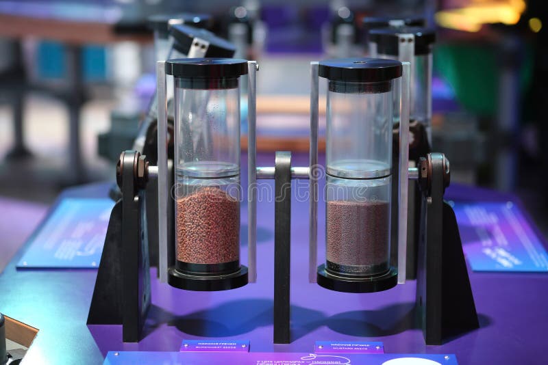 Sand in Laboratory Testing Tubes Stock Image - Image of gravel ...