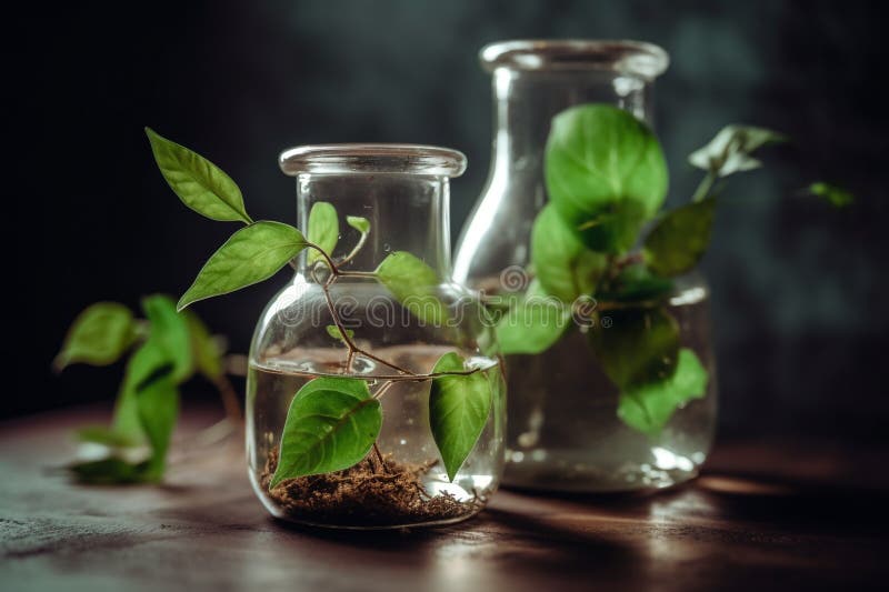 Botanical Experiment stock illustration. Illustration of biology ...