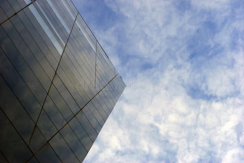 Glass corner stock photo. Image of urban, building, outdoors - 7570280