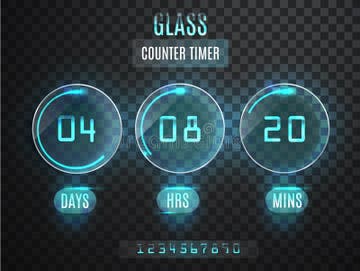 Day Countdown Timer Transparent Background Stock Illustrations – 457 ...