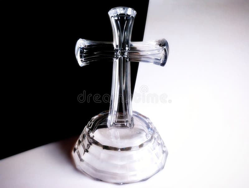 Religious glass cross stock photo. Image of spirituality - 10931474