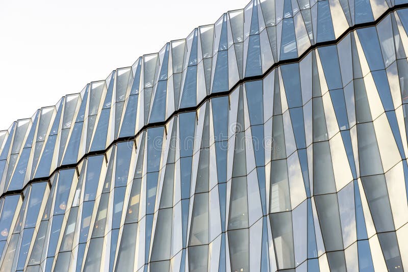 Glass Crystal Windows of Facade Stock Photo - Image of elevation ...