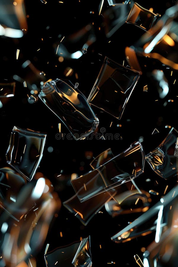 Glass Cubes Floating stock photo. Image of glass, shapes - 376115126