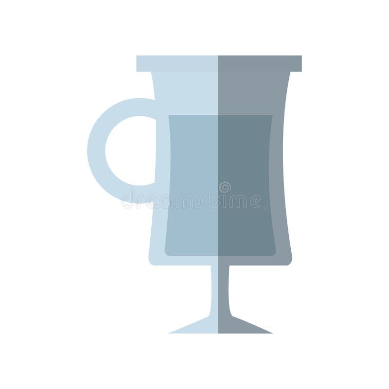 Glass Cup Alcohol Drink Shadow Stock Illustration - Illustration of ...