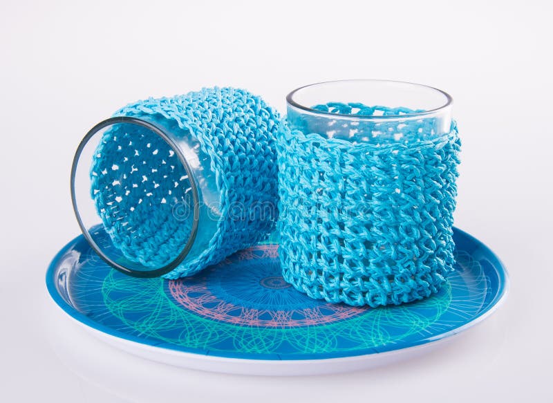 Glass Cup. Empty Glass Cup on a Background Stock Image - Image of ...