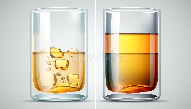 Glass Cup with Liquid, Alcohol or Juice, Generative AI. Stock ...