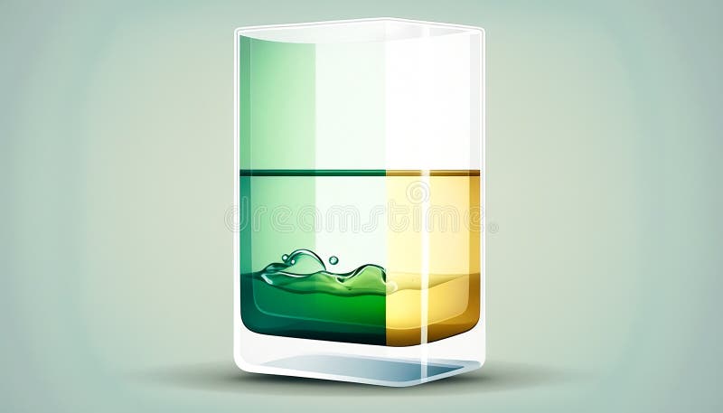 Glass Cup with Liquid, Alcohol or Juice, Generative AI. Stock ...