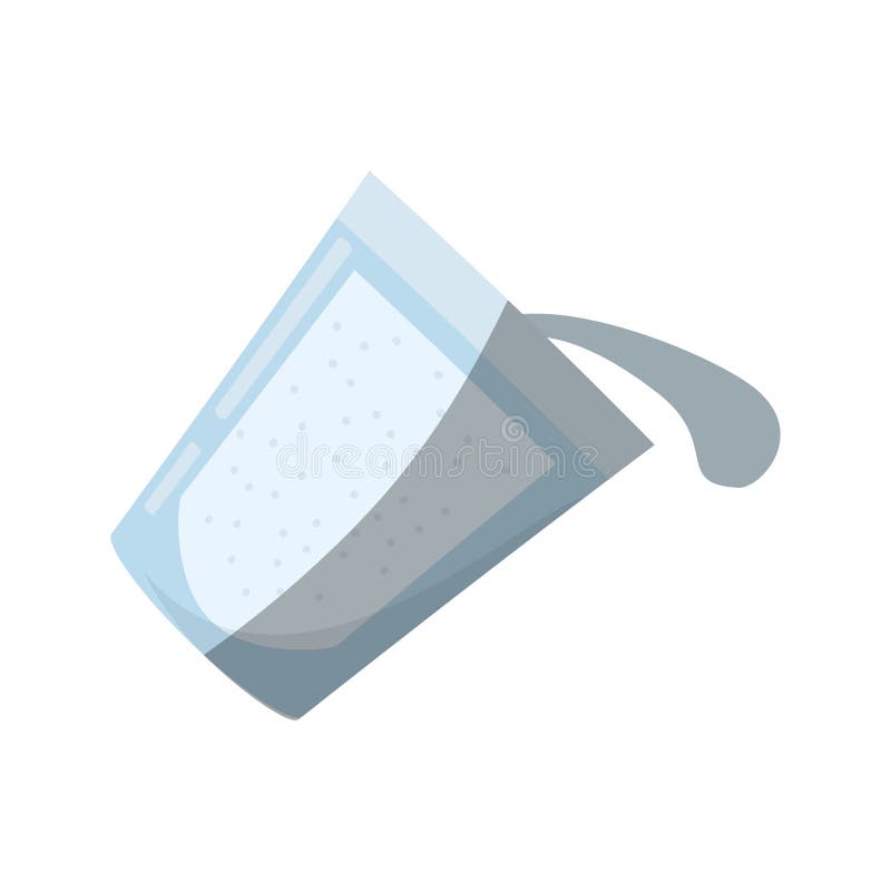 Glass Cup Milk Fresh Shadow Stock Illustration - Illustration of ...
