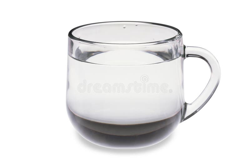 Glass cup with water stock photo. Image of kitchen, cold - 268162878